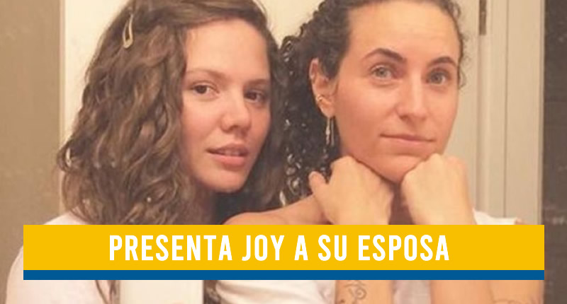 Presenta Joy a su esposa