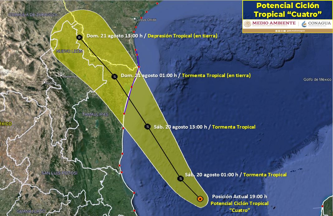Prevén entrada de "tormenta tropical" por San Fernando y Matamoros este ...