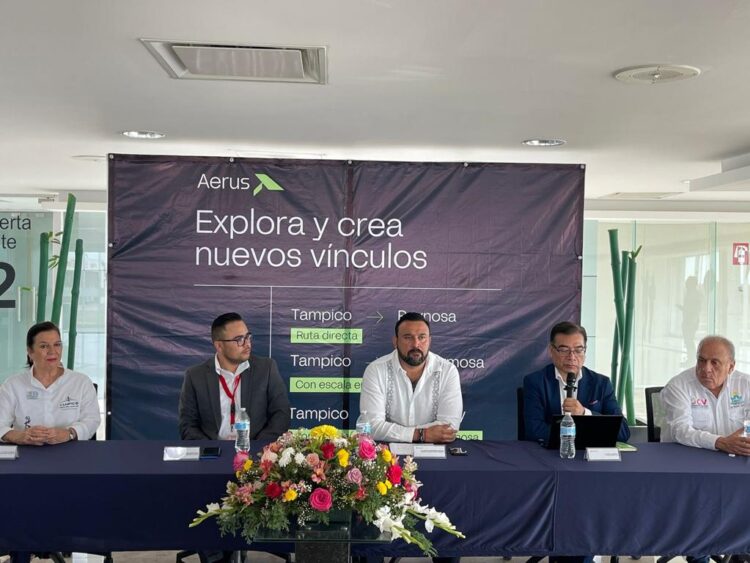 Nueva ruta de la línea Aerus conectará Tampico y Reynosa