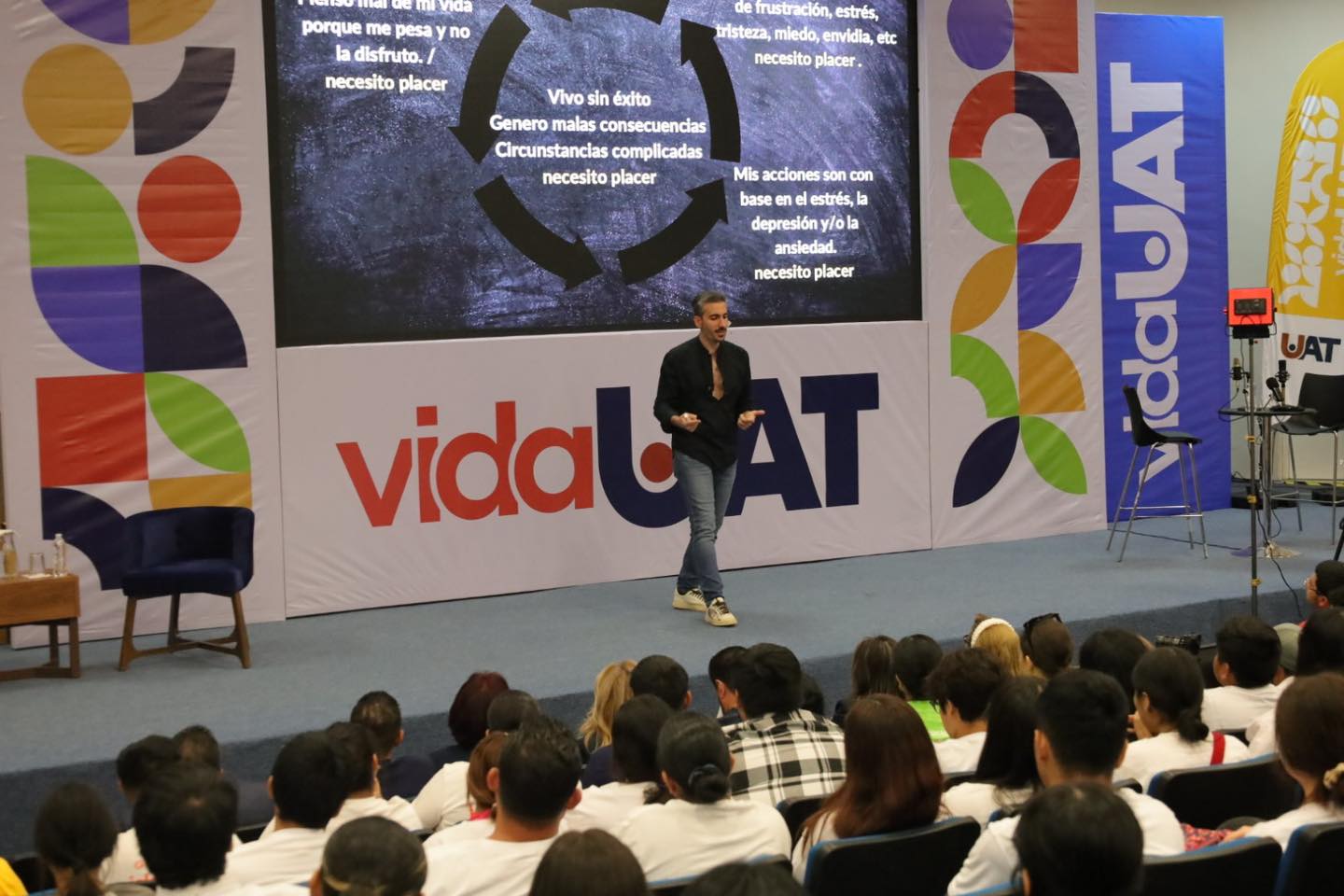 Presentan Modelo Vida UAT a los universitarios de El Mante