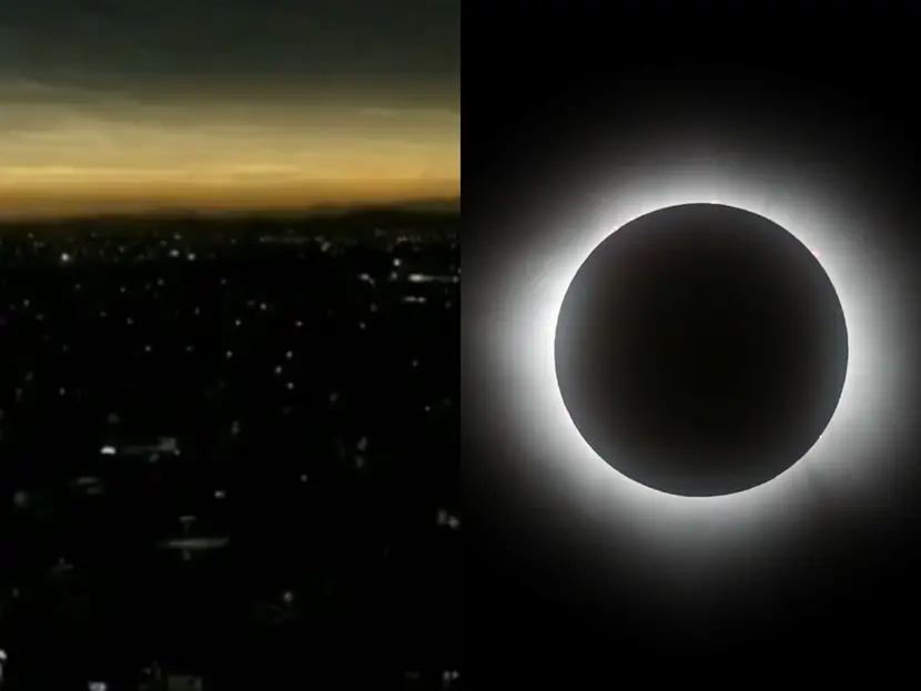 Así se oscureció en Mazatlán por el impresionante eclipse solar
