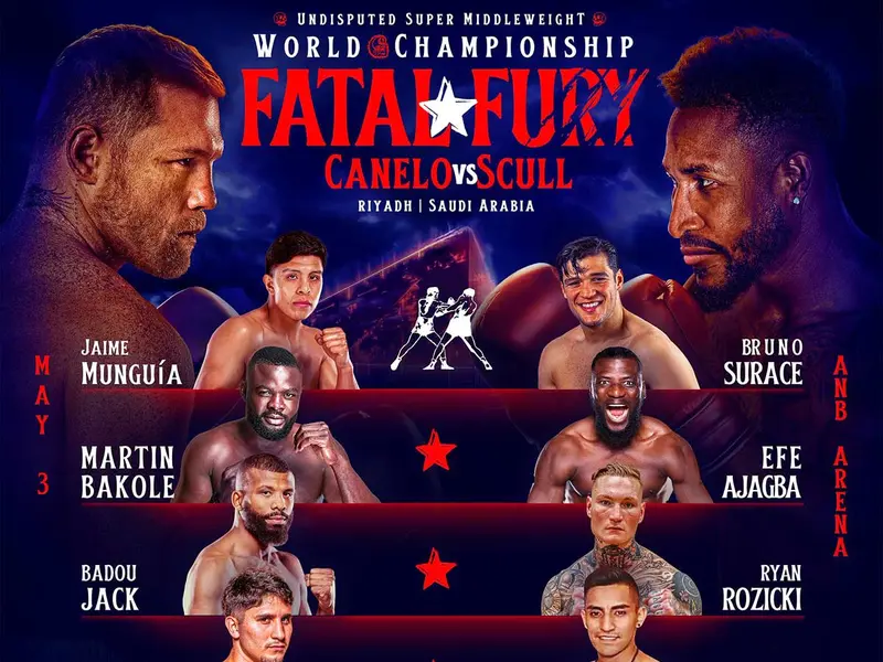 Cartelera completa del ‘Canelo’ vs Scull del próximo 3 de mayo en ...
