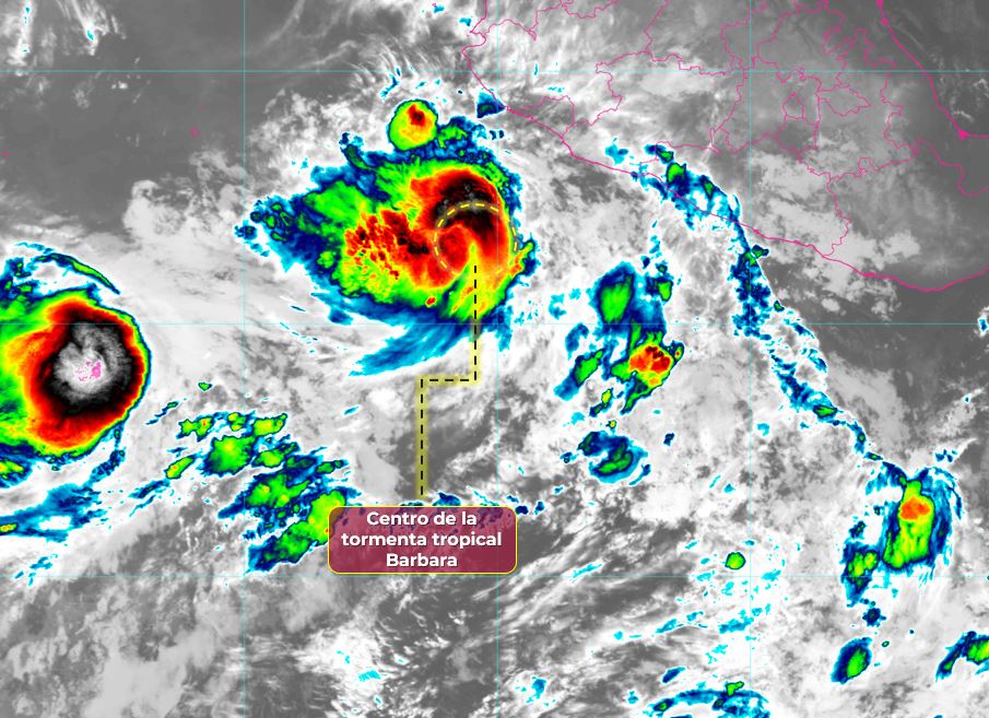 Tormenta Bárbara y huracán Cosme podrían fusionarse y afectar seis estados del pacífico – La Verdad